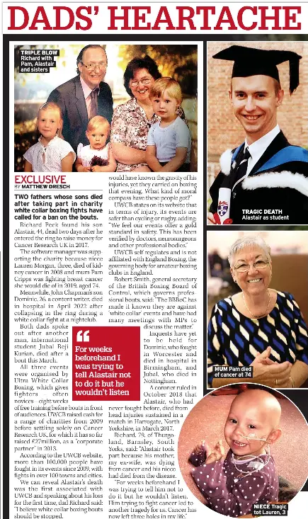 DADS’ HEARTACHE - PressReader