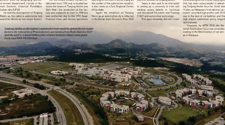 AHTV POISED TO TRANSFORM TANJONG MALIM - PressReader