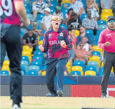 Leask hails ‘fight’ of Scots cricket stars - PressReader
