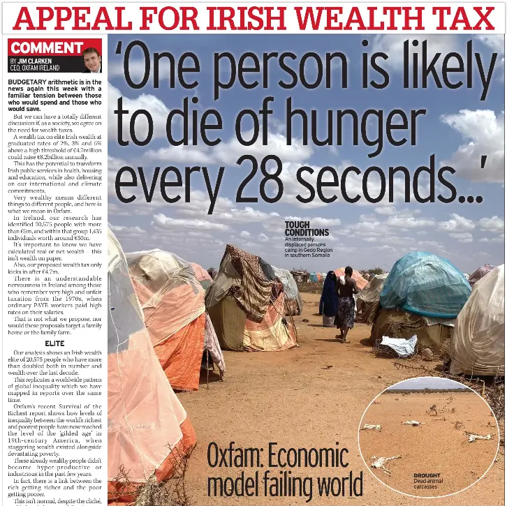 ‘One person is likely to die of hunger every 28 seconds...’ - PressReader