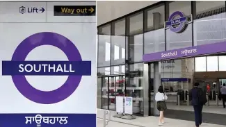 Not just Bangla, Gurmukhi too graces a London station - PressReader