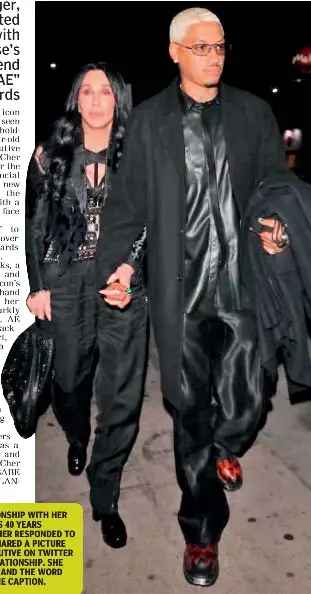 CHER SPARKS ROMANCE RUMORS - PressReader