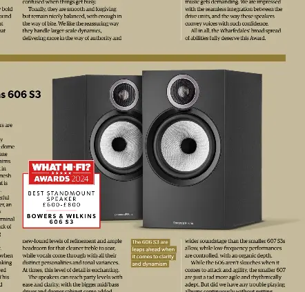 Bowers & Wilkins 606 S3 £699 - PressReader