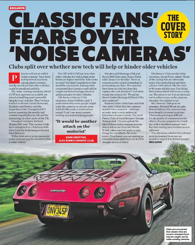 CLASSICS RISK FINES IN NOISE CRACKDOWN EXCLUSIVE - PressReader