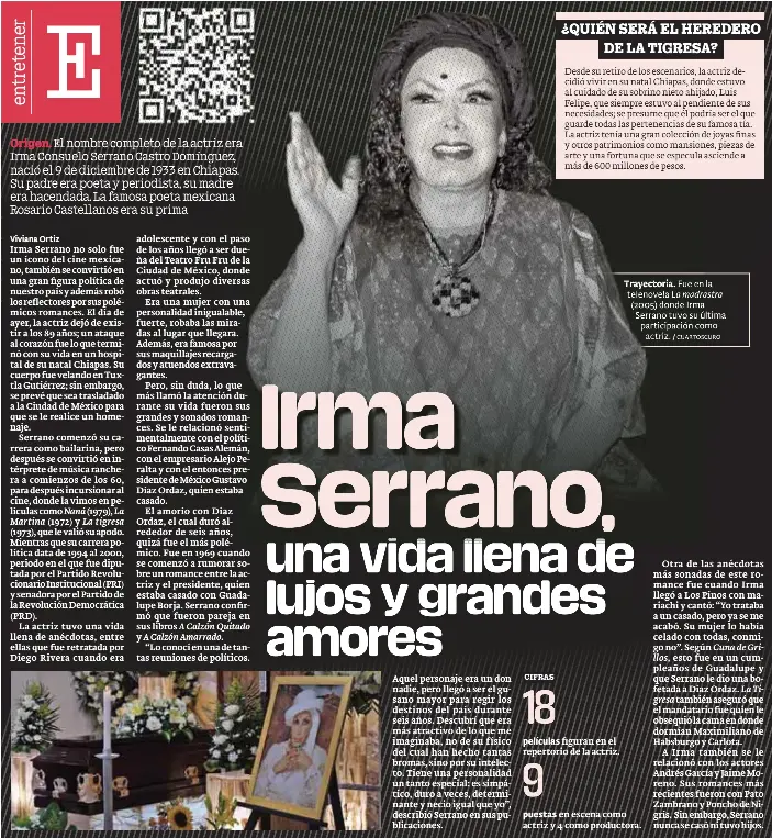 Irma Serrano, una vida llena de lujos y grandes amores - PressReader