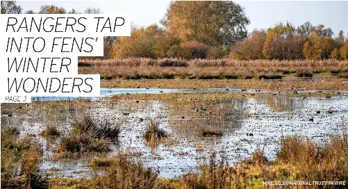 RANGERS TAP INTO FENS’ WINTER WONDERS - PressReader