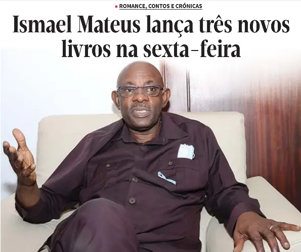 Ismael Mateus lança três novos livros na sexta-feira - PressReader