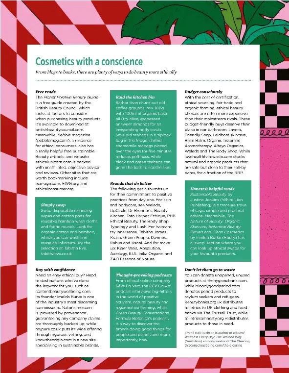 Cosmetics with a conscience - PressReader