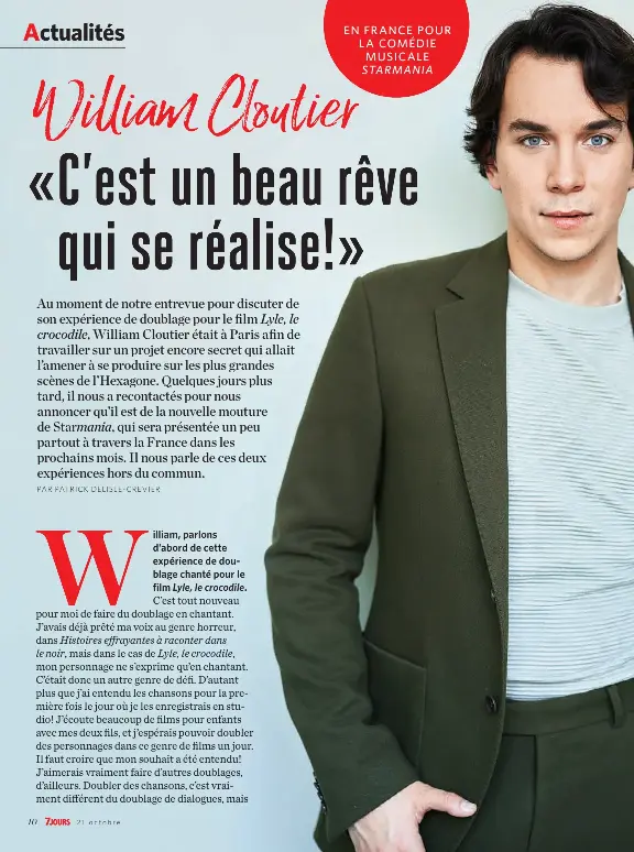 William Cloutier «C’est un beau rêve qui se réalise!» - PressReader