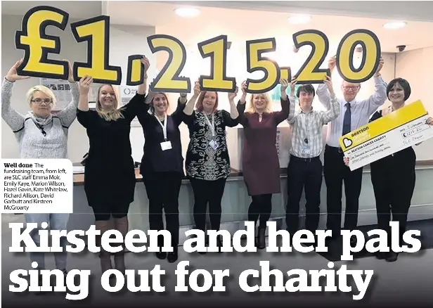 Kirsteen and her pals sing out for charity - PressReader