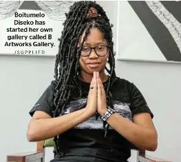 Diseko’s art gallery creates platform for fellow artists - PressReader