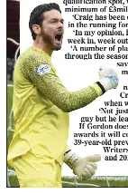 OUTSTANDIN­G GORDON IS PLAYER OF THE YEAR, INSISTS NEILSON - PressReader