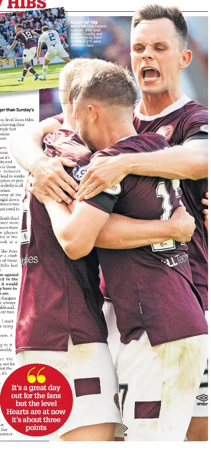 Robbie’s Hearts are BIGGER than derby, they’re BETTER than Hibs with ...