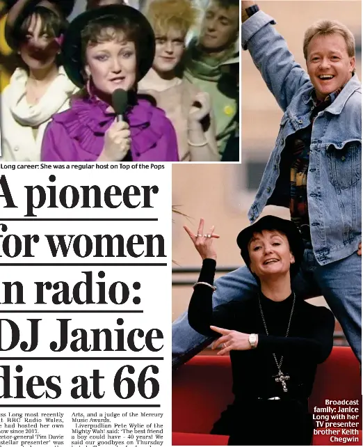 A pioneer for women in radio: DJ Janice dies at 66 - PressReader