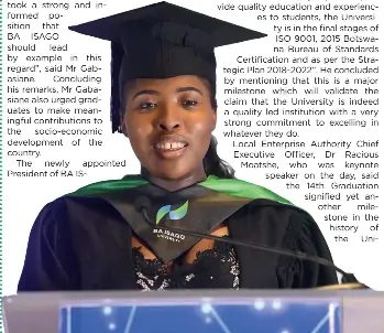 BA ISAGO University hosts its 14th Graduation Ceremony - PressReader