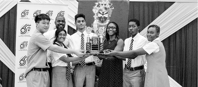 Ardenne High School wins 5th Annual UTech, Jamaica Mathematic­s Quiz ...