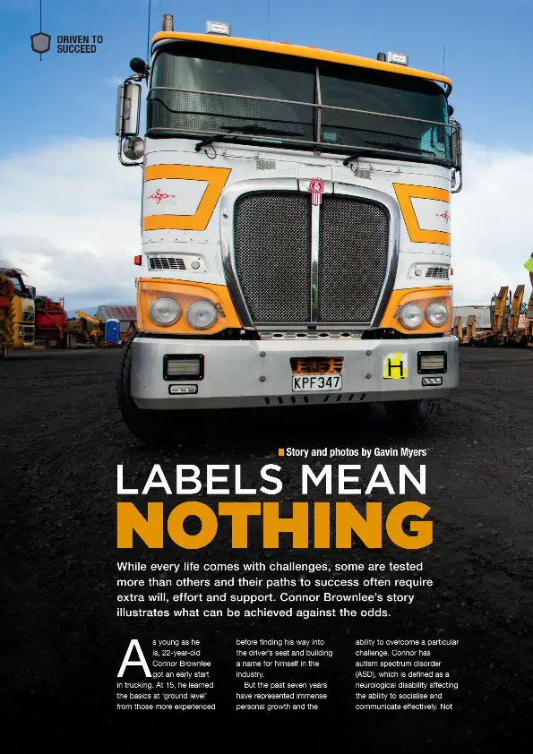 Labels Mean Nothing – Connor is driven to succeed - PressReader