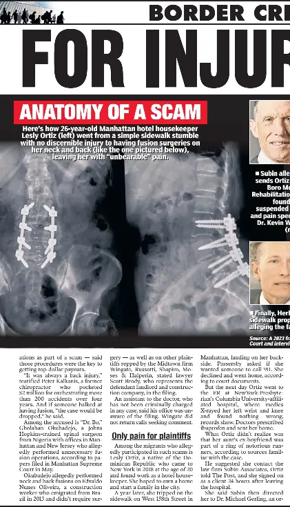 MIGRANTS ‘FALL’ FOR INJURY CON - PressReader
