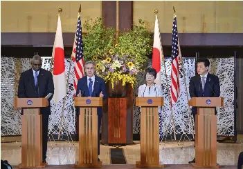 US , Japan overhaul military cooperatio­n - PressReader