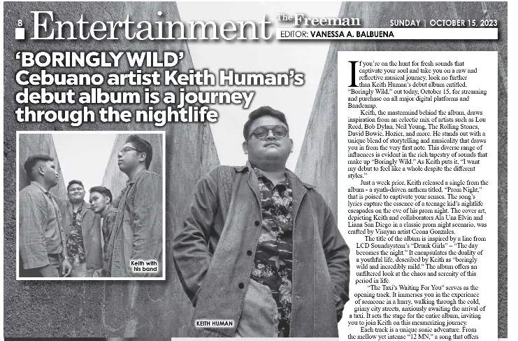 ‘BORINGLY WILD’ Cebuano artist Keith Human’s debut album is a journey ...
