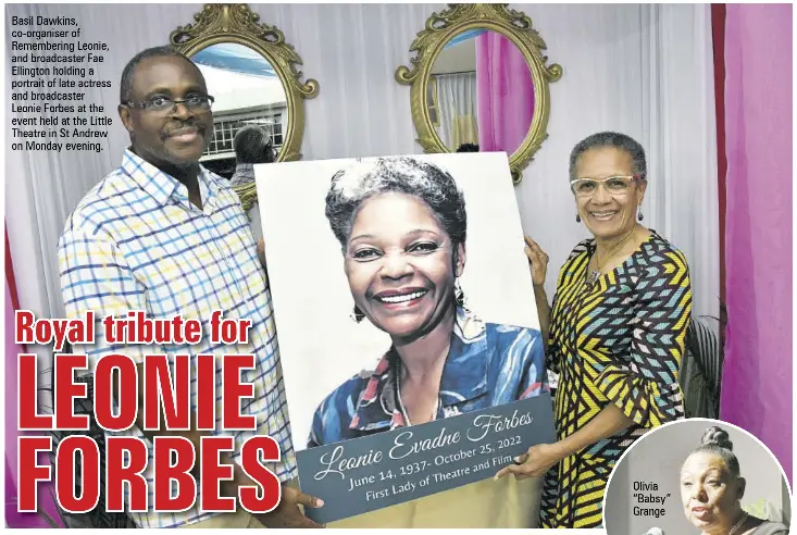 Royal tribute for LEONIE FORBES - PressReader