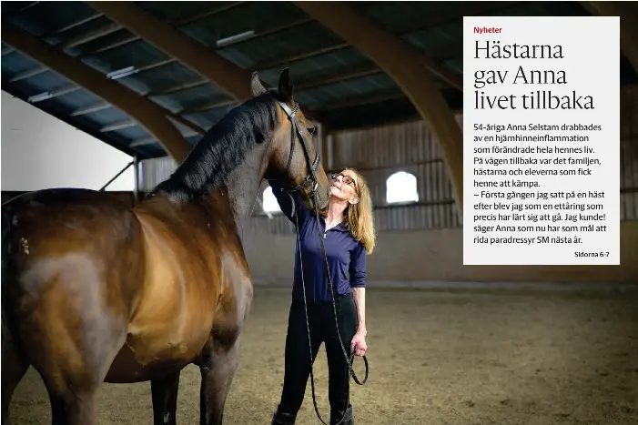 Hästarna gav Anna livet tillbaka - PressReader