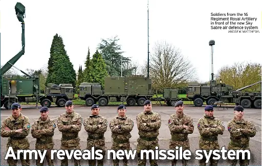 Army reveals new missile system - PressReader