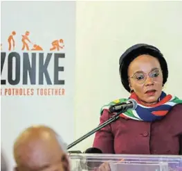 Chikunga declares war on potholes - PressReader