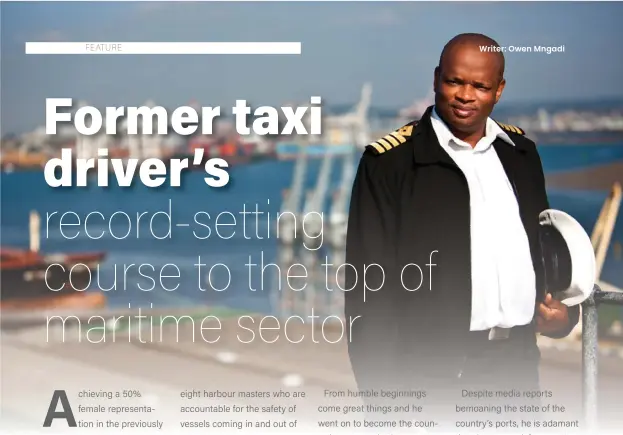 Former taxi driver’s record-setting course to the top of maritime sector - PressReader