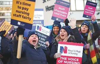 Nurses join the fray as strikes ail Britain - PressReader