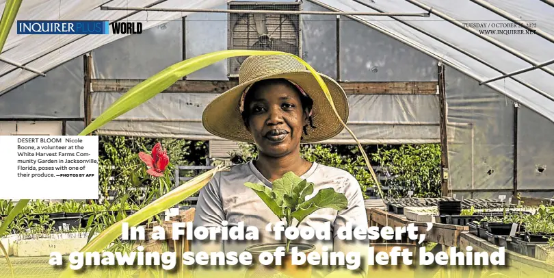 In a Florida ‘food desert,’ a gnawing sense of being left behind - PressReader