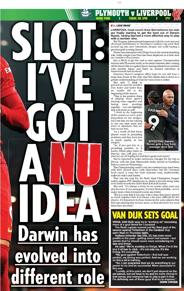 SLOT: I’VE GOT A IDEA Darwin has evolved into different role - PressReader