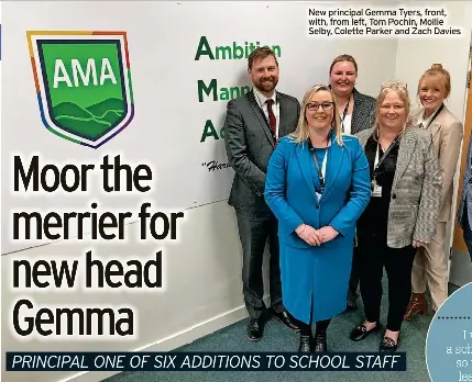 Moor the merrier for new head Gemma - PressReader