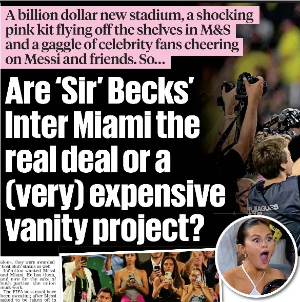 Are ‘Sir’ Becks’ Inter Miami the real deal or a (very) expensive vanity project? - PressReader