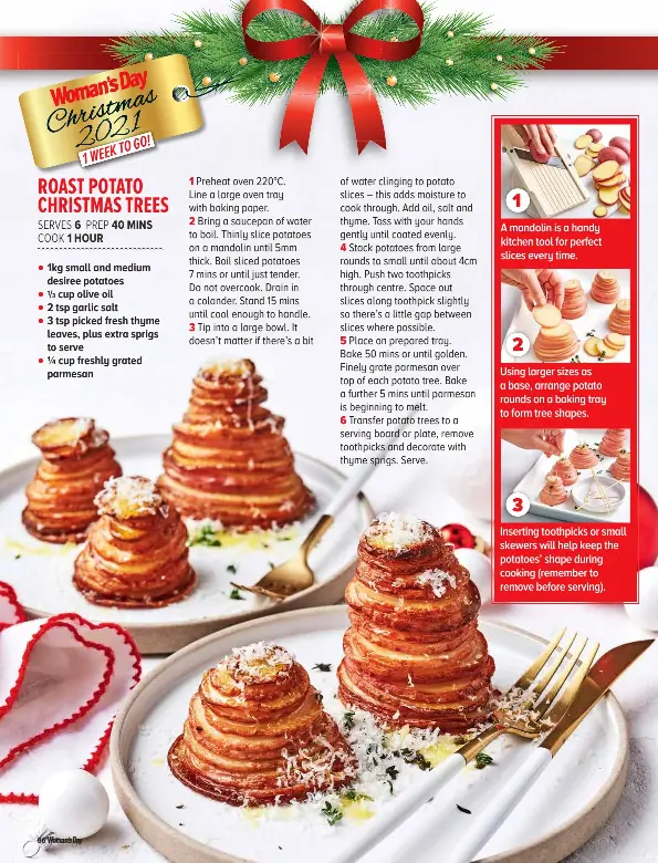 ROAST POTATO CHRISTMAS TREES - PressReader