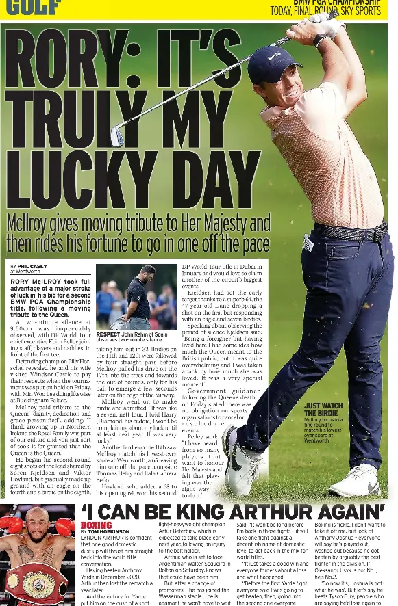 RORY: IT’S TRULY MY LUCKY DAY - PressReader