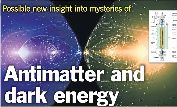 Possible new insight into mysteries of Antimatter and dark energy ...