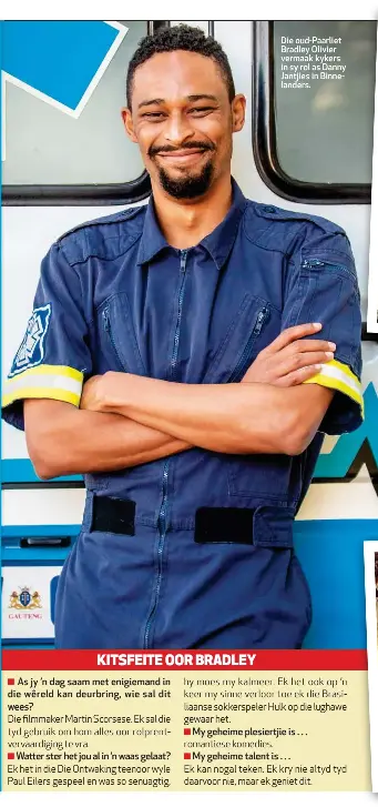 Bradley Olivier deel sy Binnelande­rskarakter se omgeehart - PressReader