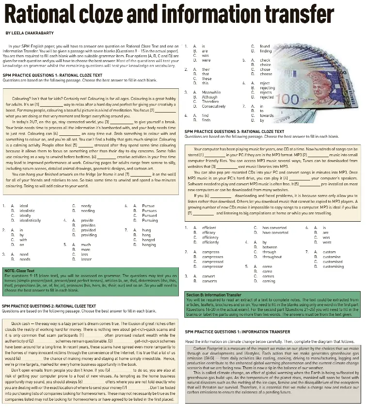 Rational cloze and informatio­n transfer - PressReader