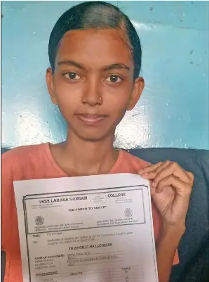 Top student says parents created best environmen­t to study - PressReader