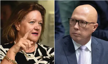Peter Dutton flew to Perth for one hour at lavish Gina Rinehart ...