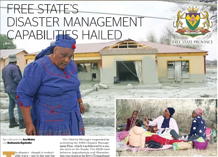 FREE STATE’S DISASTER MANAGEMENT CAPABILITI­ES HAILED - PressReader
