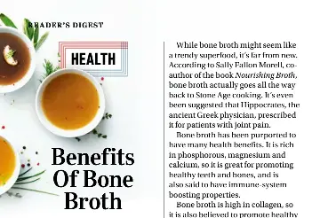 Benefits Of Bone Broth - PressReader