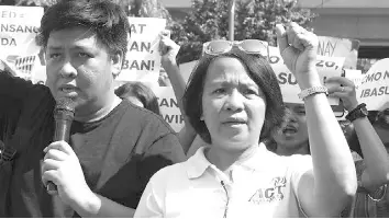 Castro dismayed over dismissal of raps vs ex-president Duterte ...