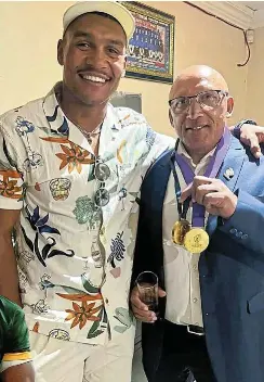 Bok hero visits his primary school coach - PressReader