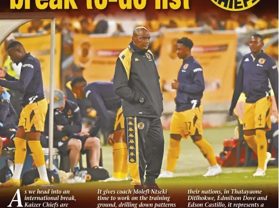 Ntseki’s FIFA break to-do list - PressReader