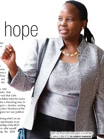 BCP bound Dow says SONA lacks hope - PressReader