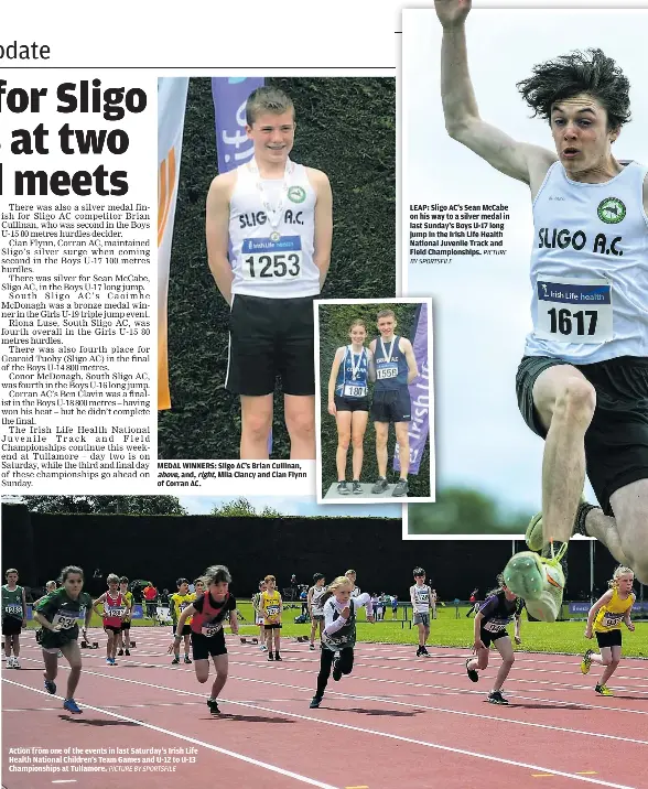 Medals for Sligo athletes at two national meets - PressReader