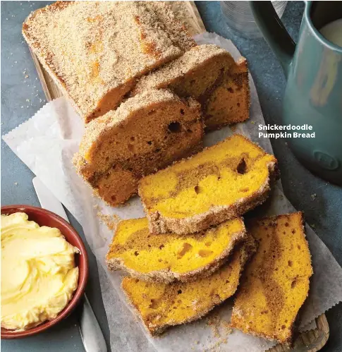 Snickerdoo­dle Pumpkin Bread - PressReader