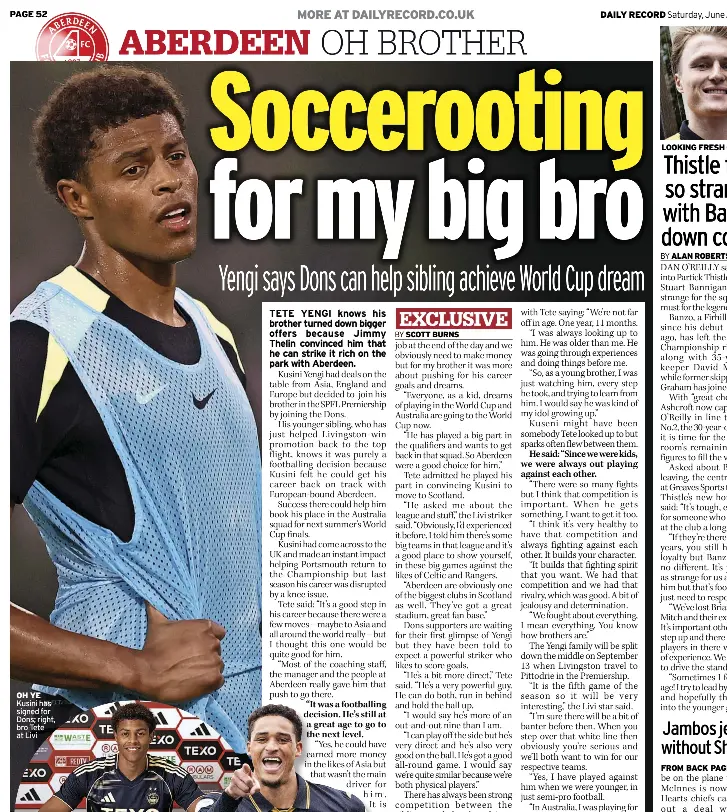 Thistle feel so strange with Banzo down coast - PressReader